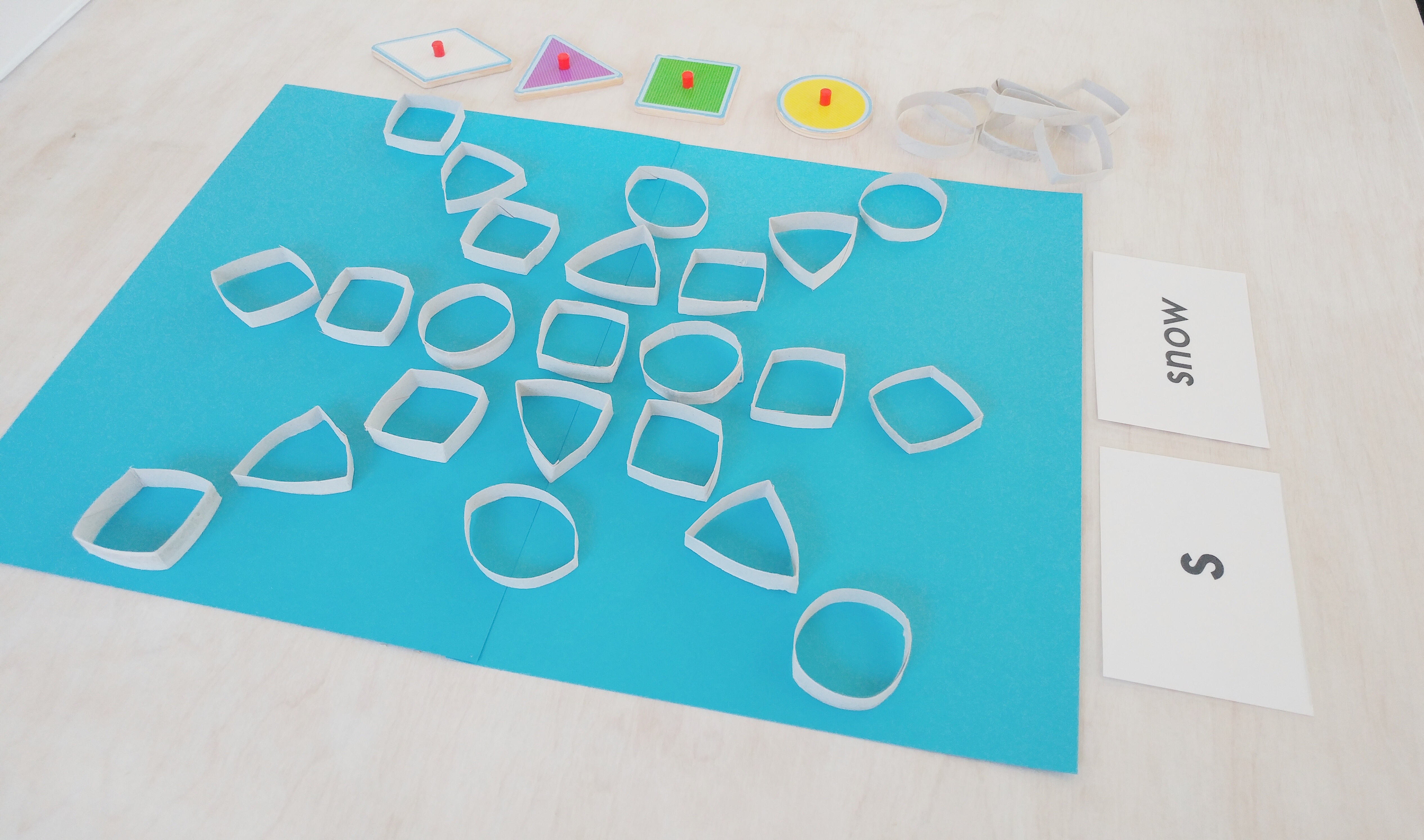 HomeSchool Early Learning Lesson -Shapes | Reaching Happy