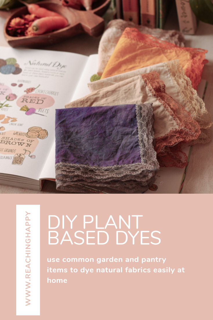 natural plant based dyes | Reaching Happy