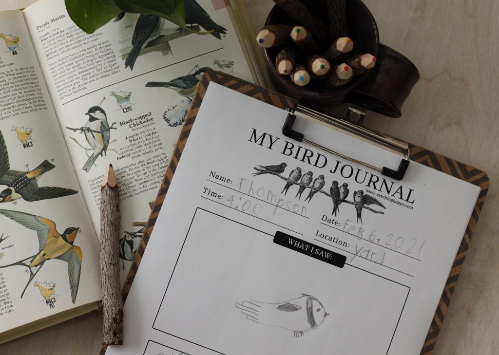 Free Bird Journal Page Printable | Reaching Happy