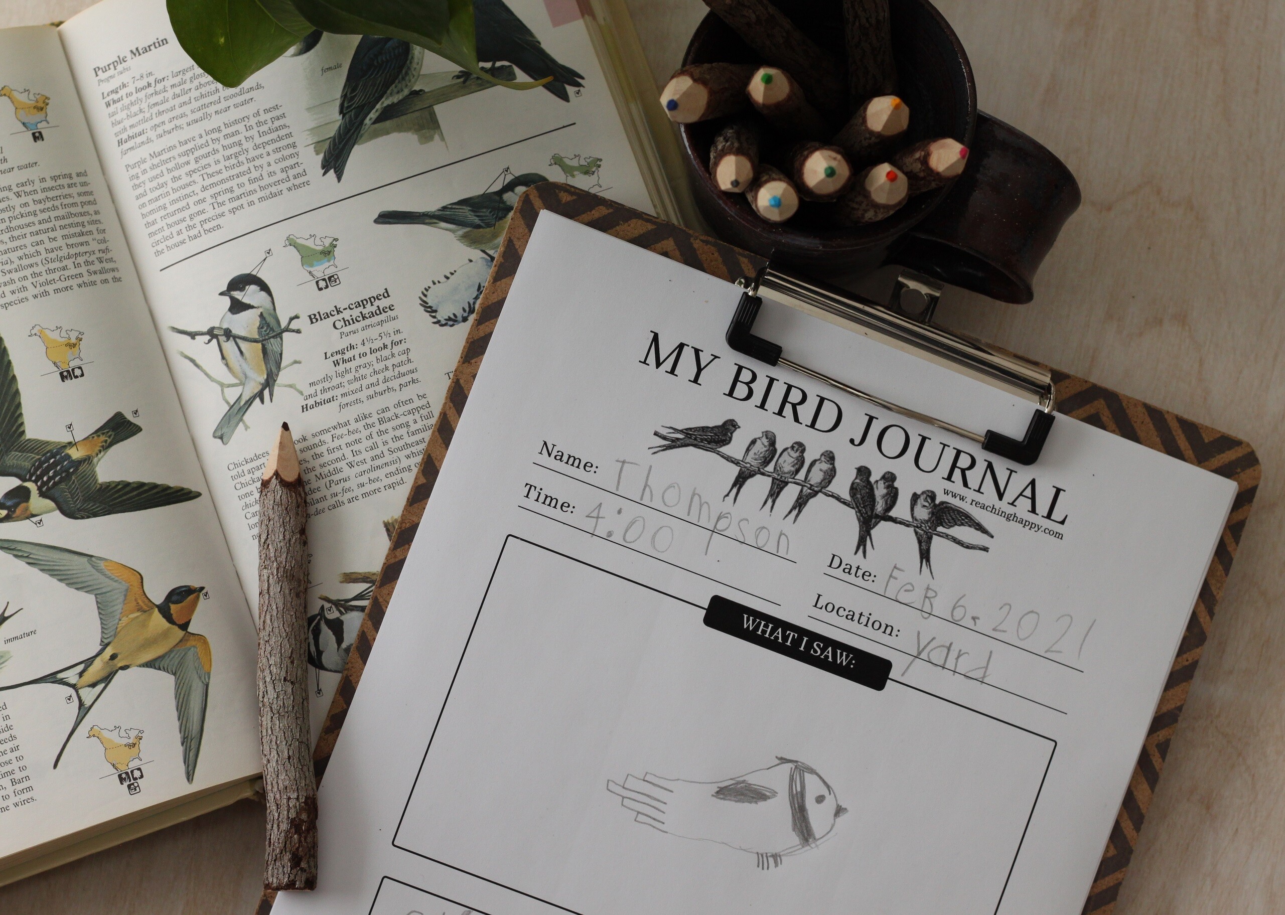 Free Bird Journal Page Printable | Reaching Happy