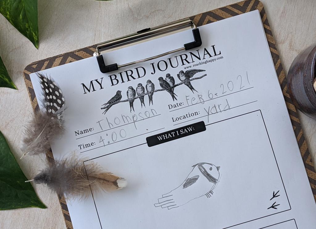 Free Bird Journal Page Printable | Reaching Happy