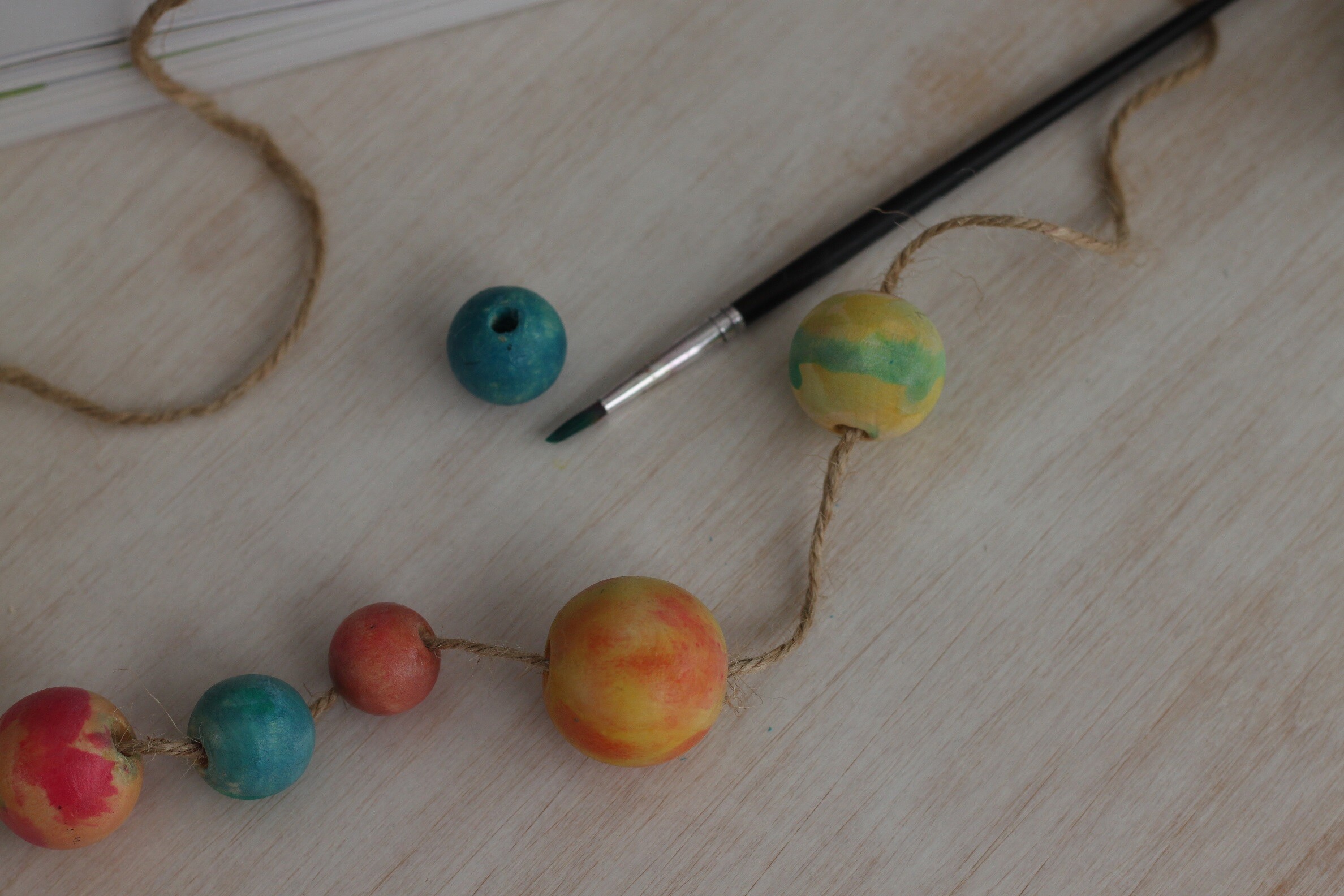 Easy Solar System Necklace | Reaching Happy