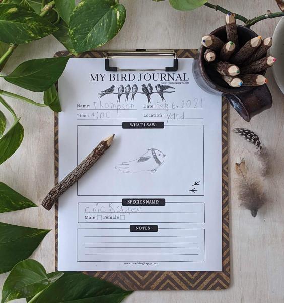 Free Bird Journal Page Printable | Reaching Happy