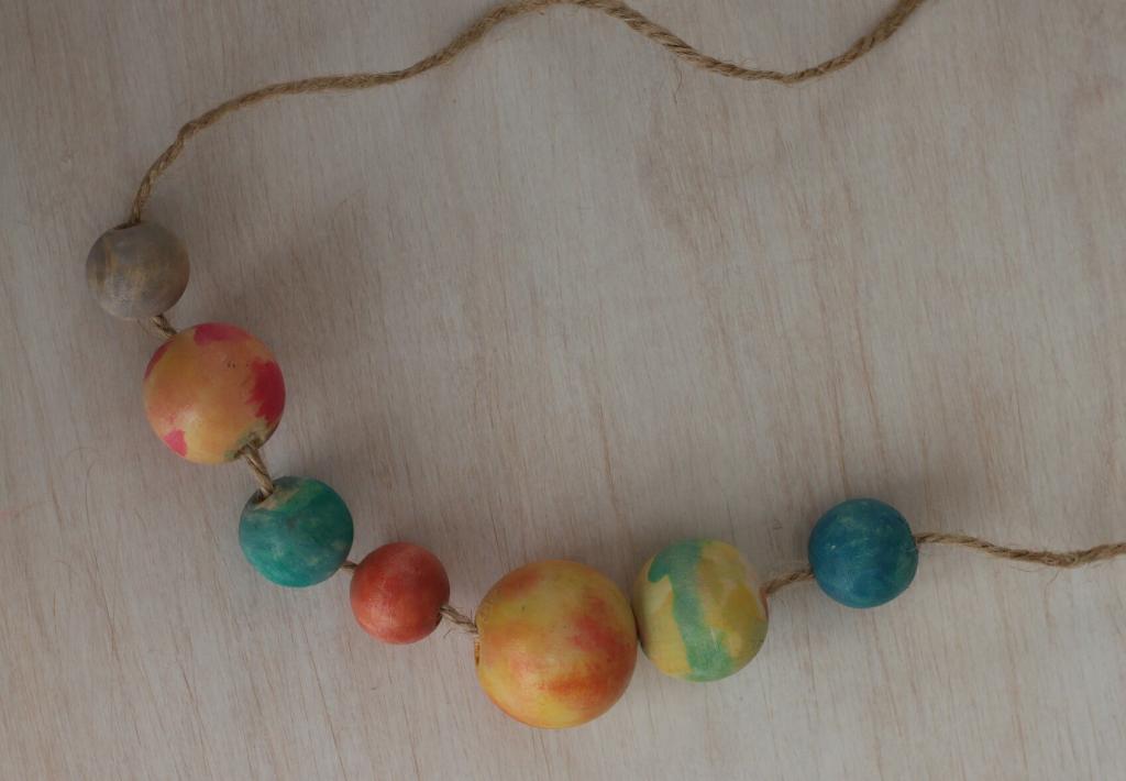 Easy Solar System Necklace | Reaching Happy
