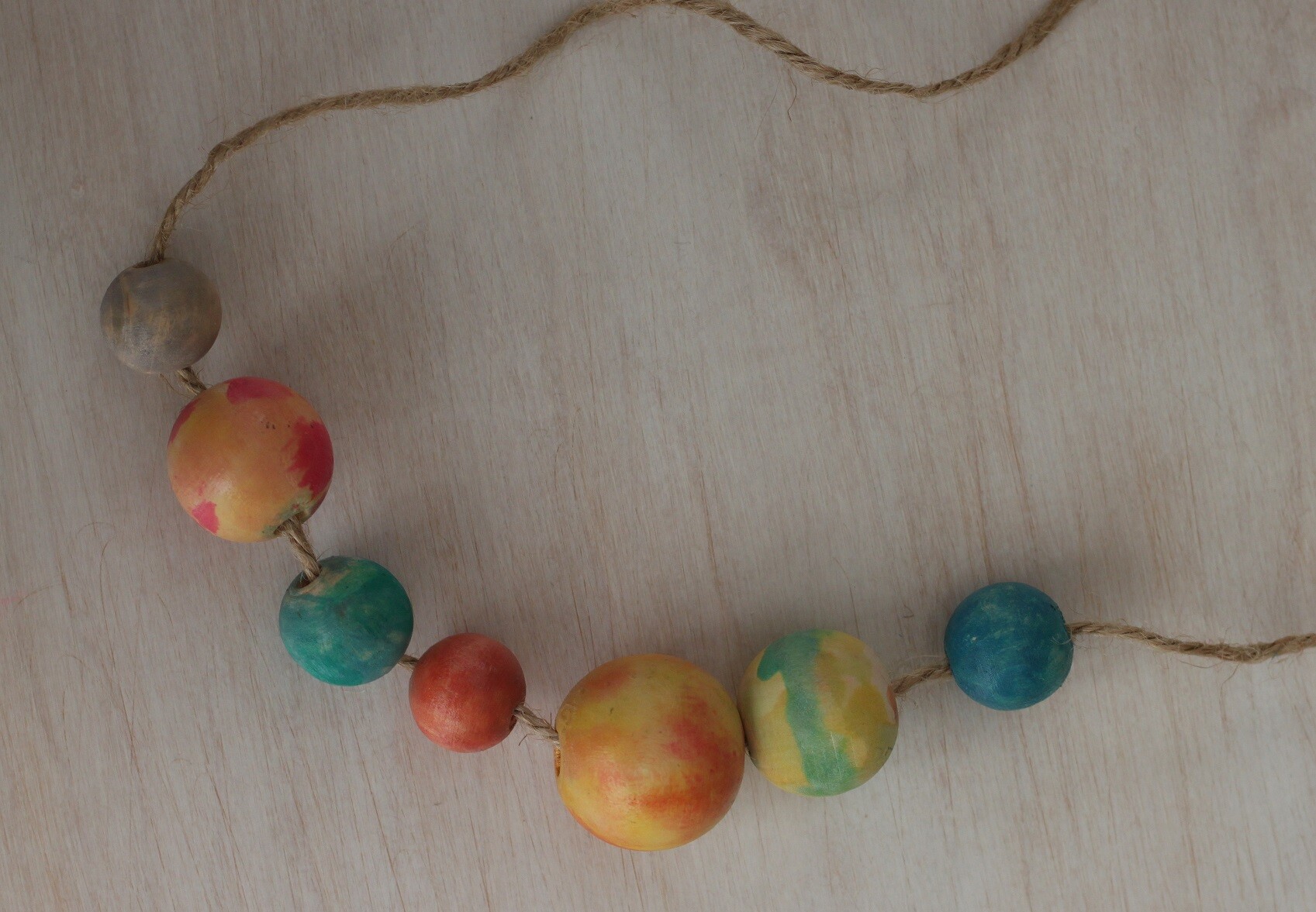 Easy Solar System Necklace | Reaching Happy