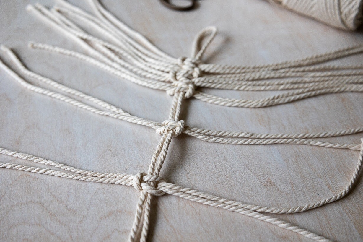 Easy DIY Macrame Leaves | Reaching Happy