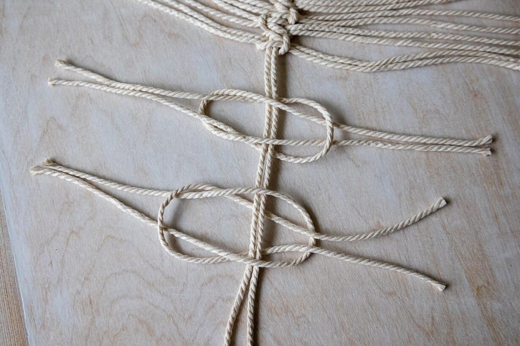 Easy DIY Macrame Leaves | Reaching Happy