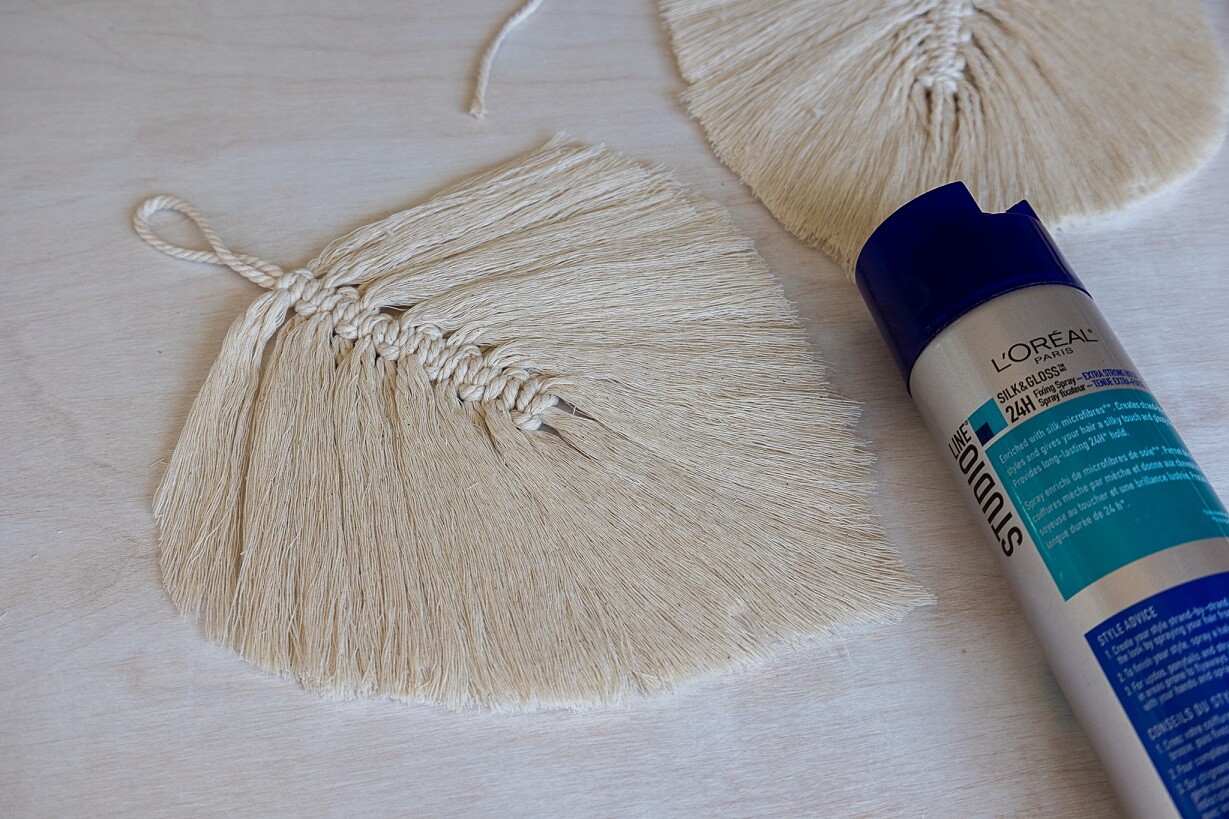 Easy DIY Macrame Leaves | Reaching Happy